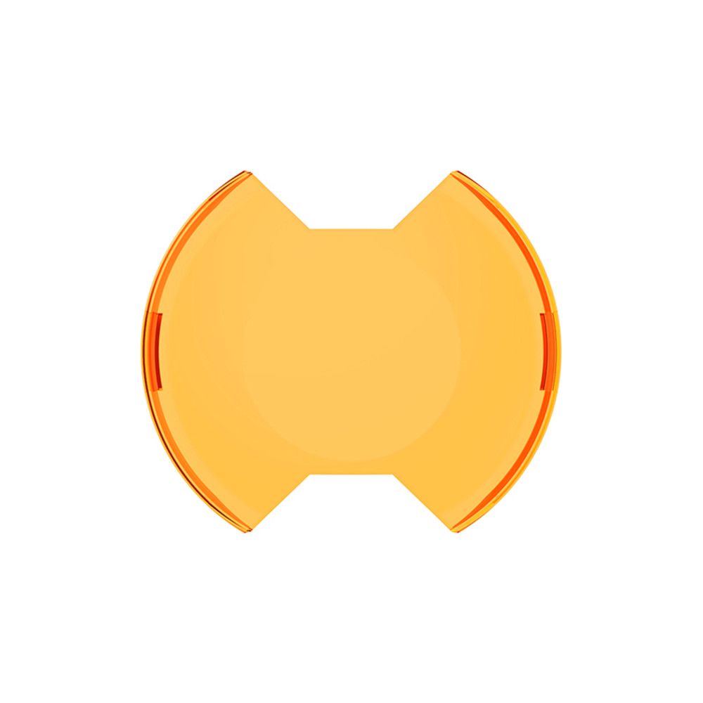 KC HiLites 6" SlimLite LED - Light Shield - Amber