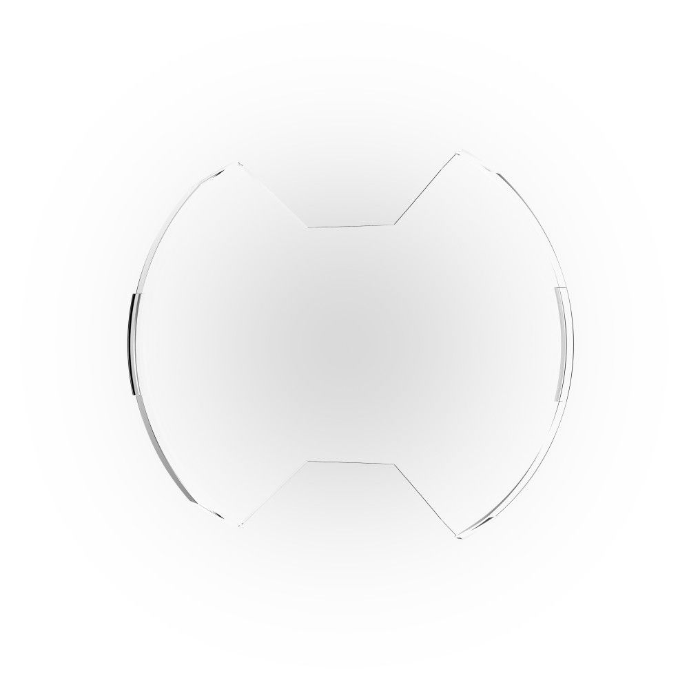 KC HiLites SlimLite 8" LED - Light Shield - Clear