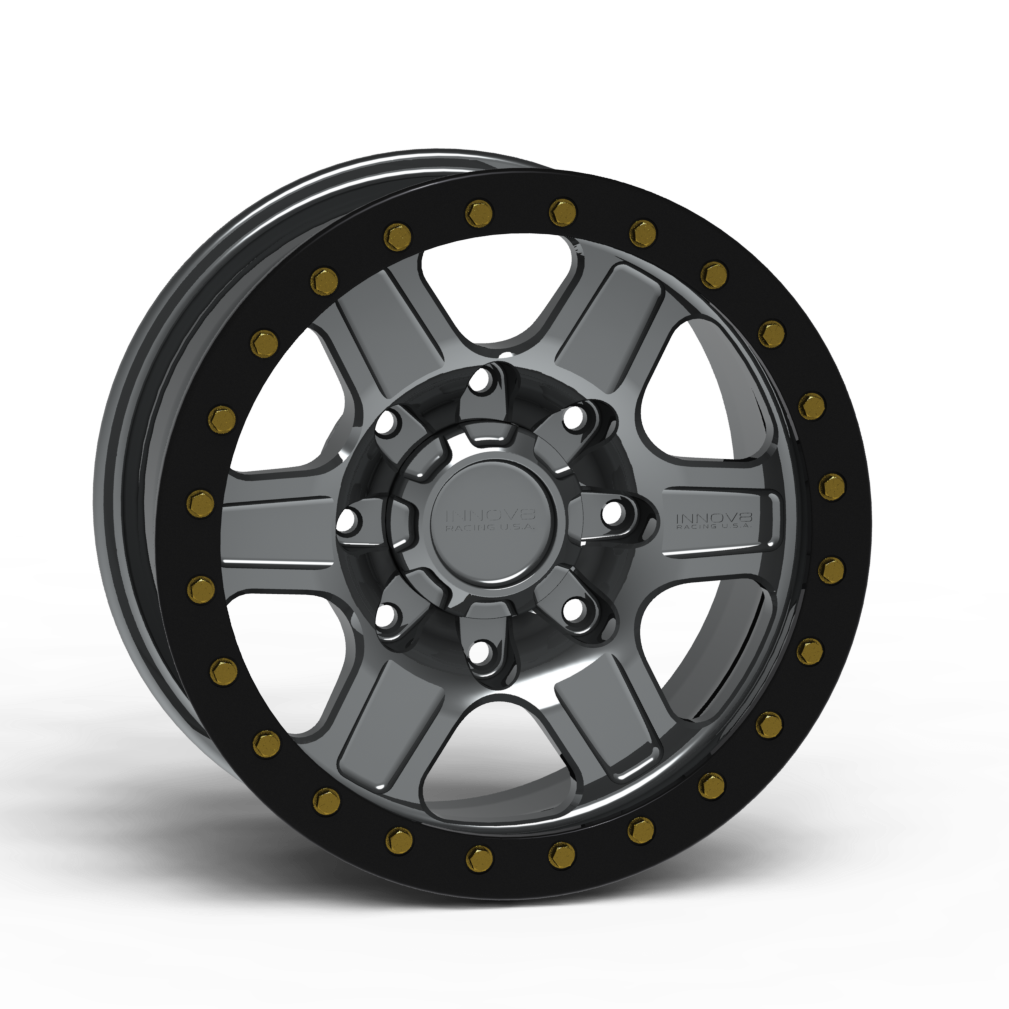 G400 Simulated Beadlock Wheel 17x8.5" 8 Lug - Standard Ring