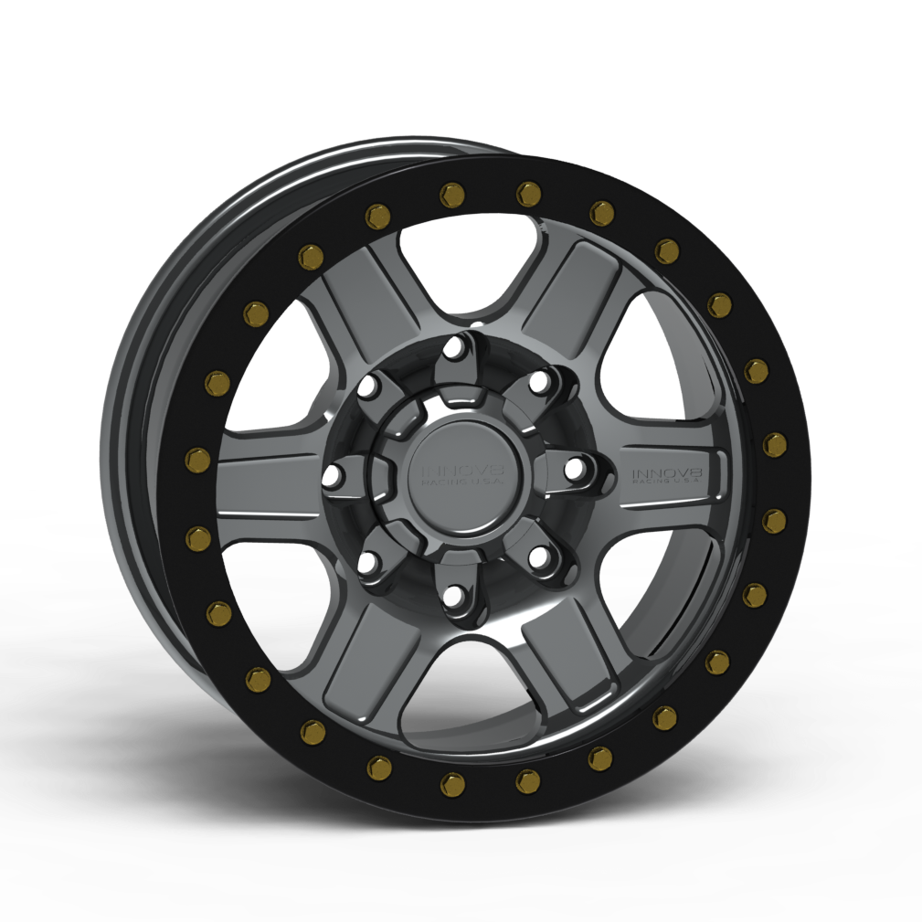 G400 Simulated Beadlock Wheel 18x9.0" 8 Lug - Standard Ring