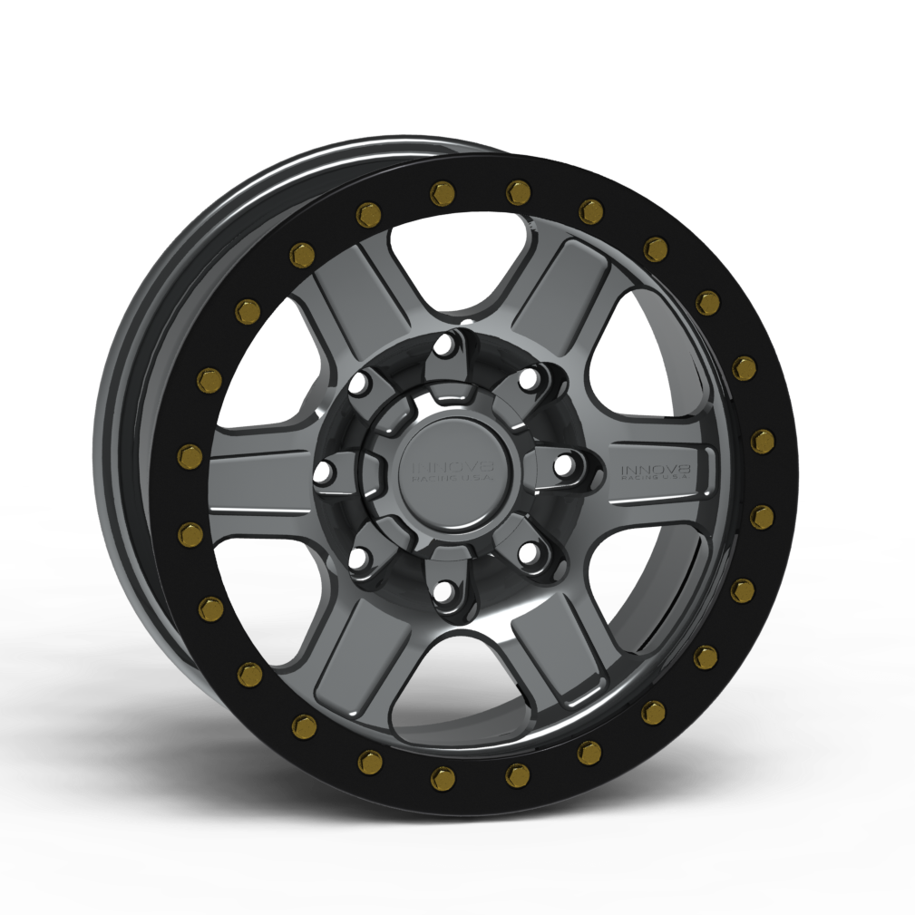 G400 Simulated Beadlock Wheel 17x8.5" 8 Lug - TechLite Ring