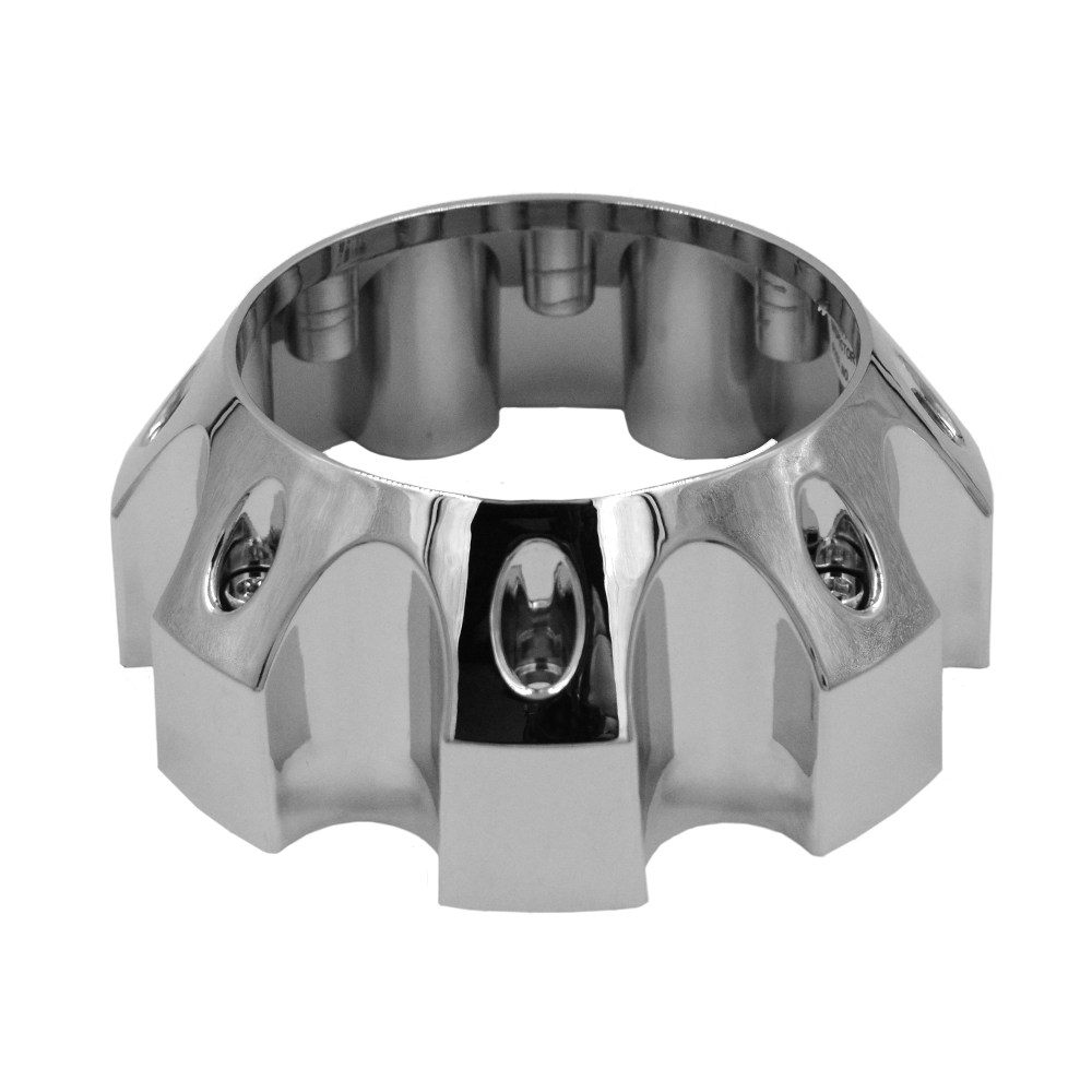 RACELINE 982 RAPTOR CAP CHROME OPEN END 8 LUG