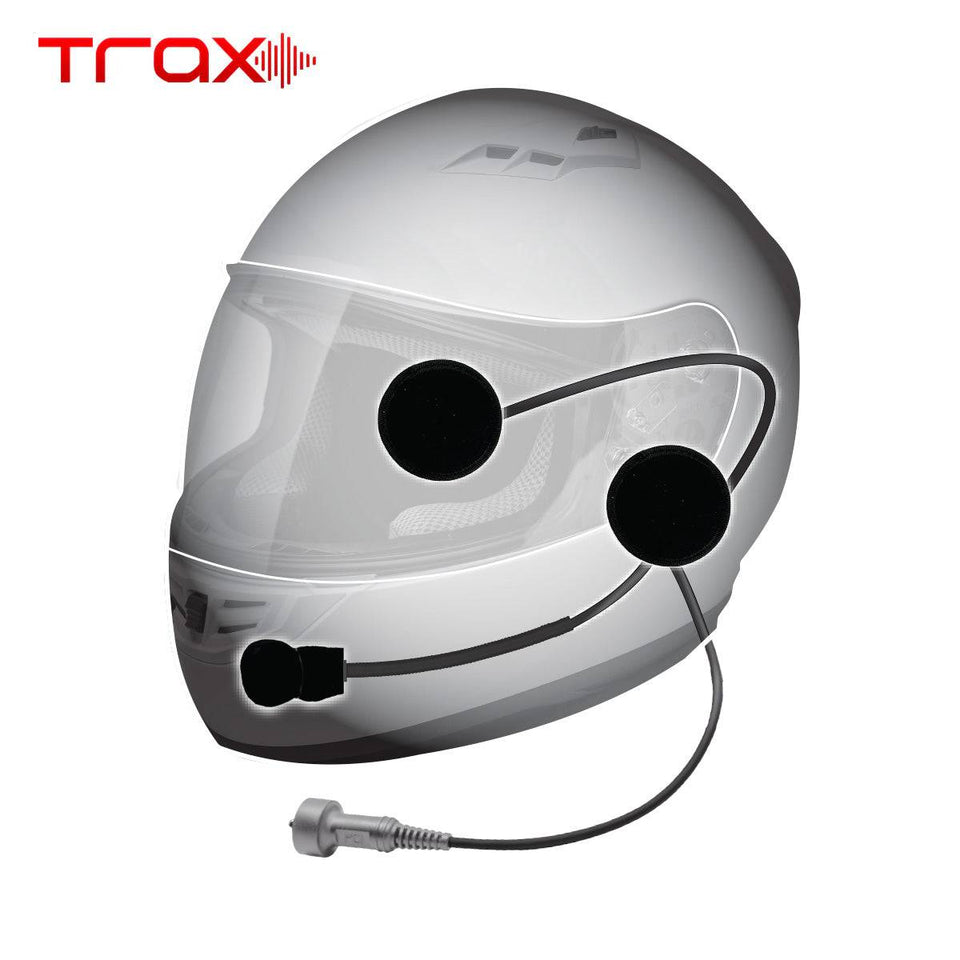 PCI Trax Stereo Helmet Wiring Kit Speakers and Earjack