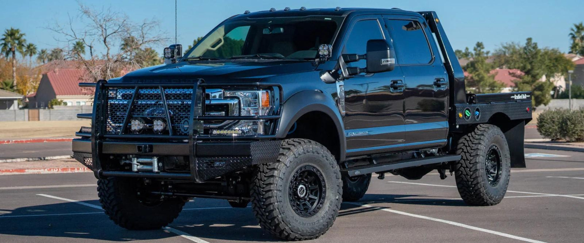 SDHQ Built Ford F350 Flatbed