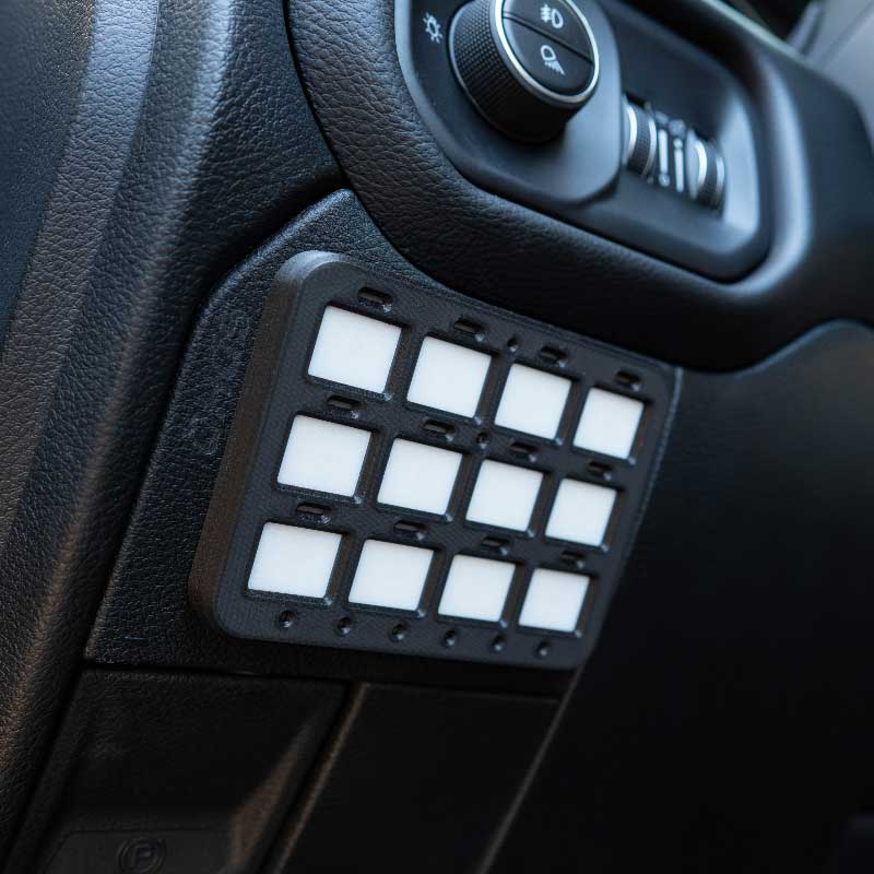 '19-Current Ram 2500/3500 SDHQ Built Switch-Pros Keypad Mount