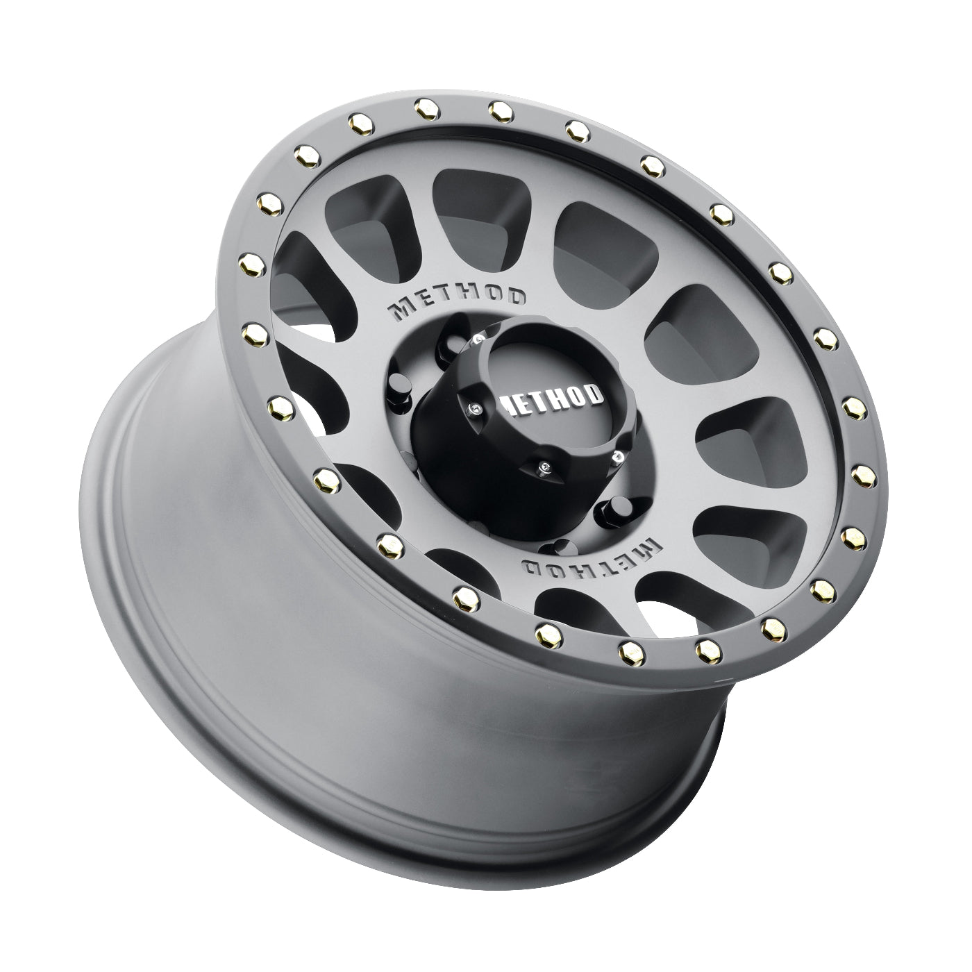 Method 305 NV Series Wheel - Titanium - Matte Black Lip