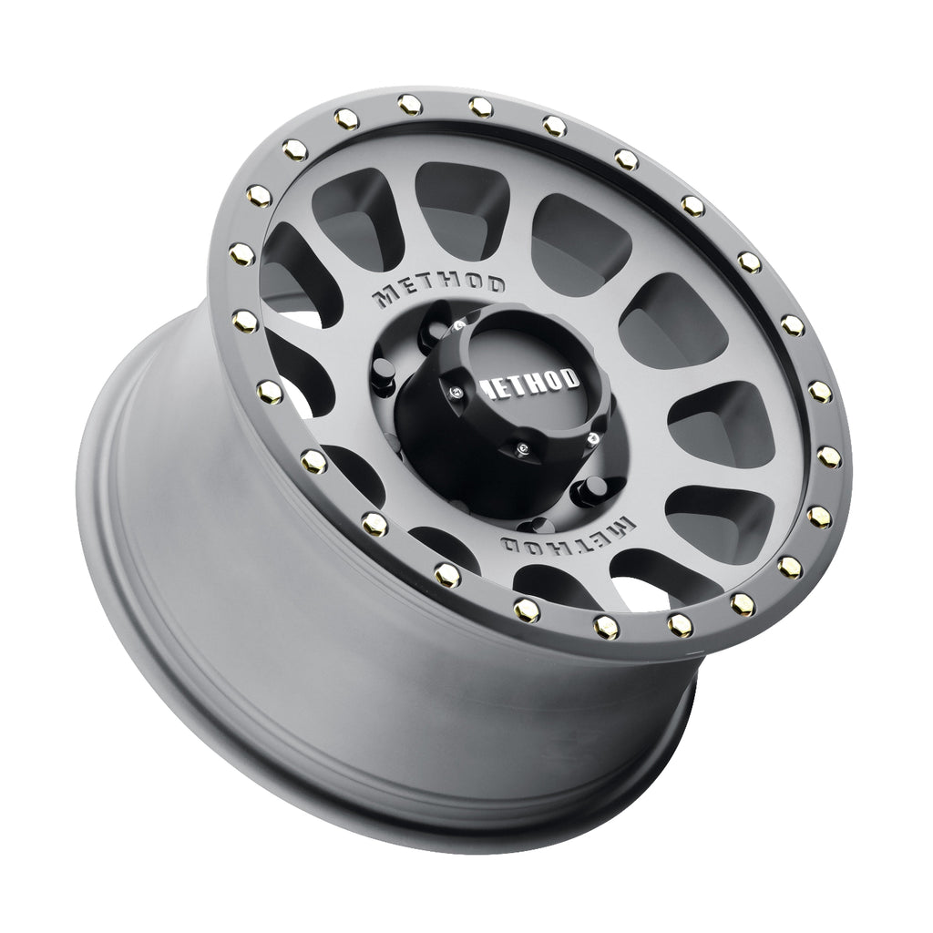 Method 305 NV Series Wheel - Titanium - Matte Black Lip