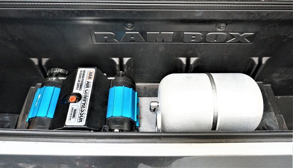 '13-Current Ram 2500/3500 RamBox Bedside Air Compressor Mount