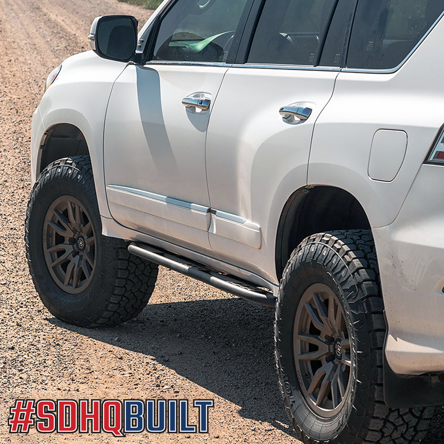 2010-2023 Lexus GX 460 SDHQ Built Rock Sliders