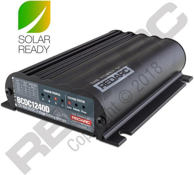 REDARC Dual Input 40A In-Vehicle DC Dual Battery Charger-BCDC1240D